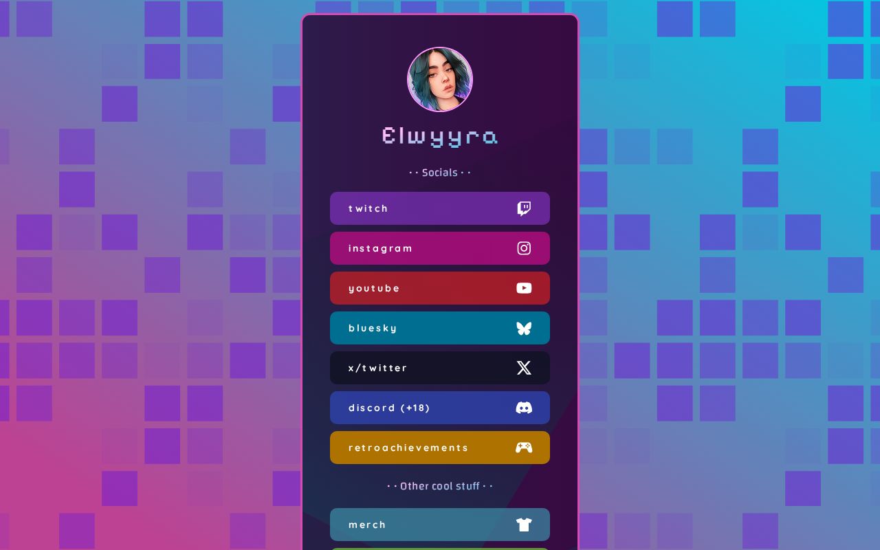 Elwyyra's Carrd